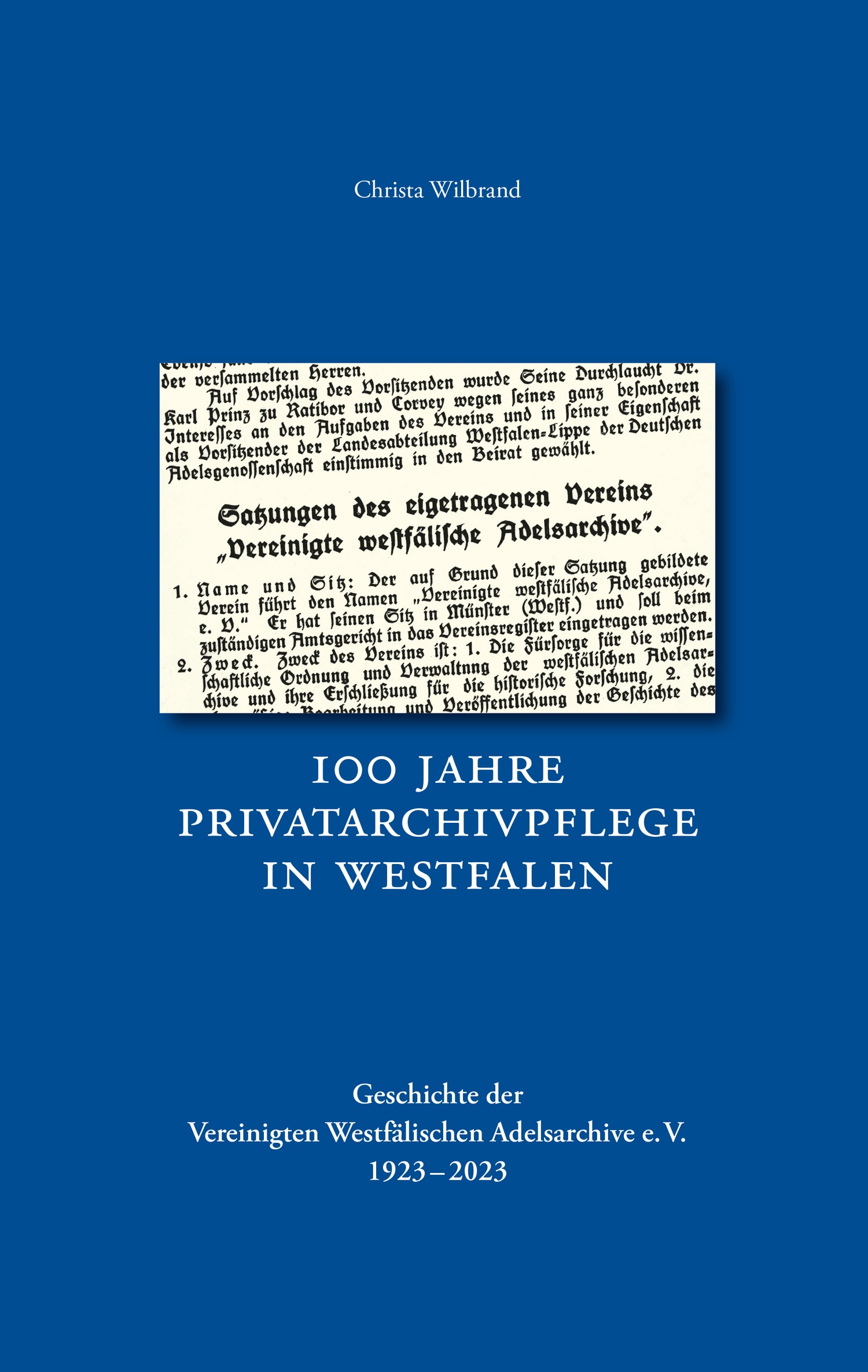 LWL | Veröffentlichungen der Vereinigten Westfälischen Adelsarchive e.V ...